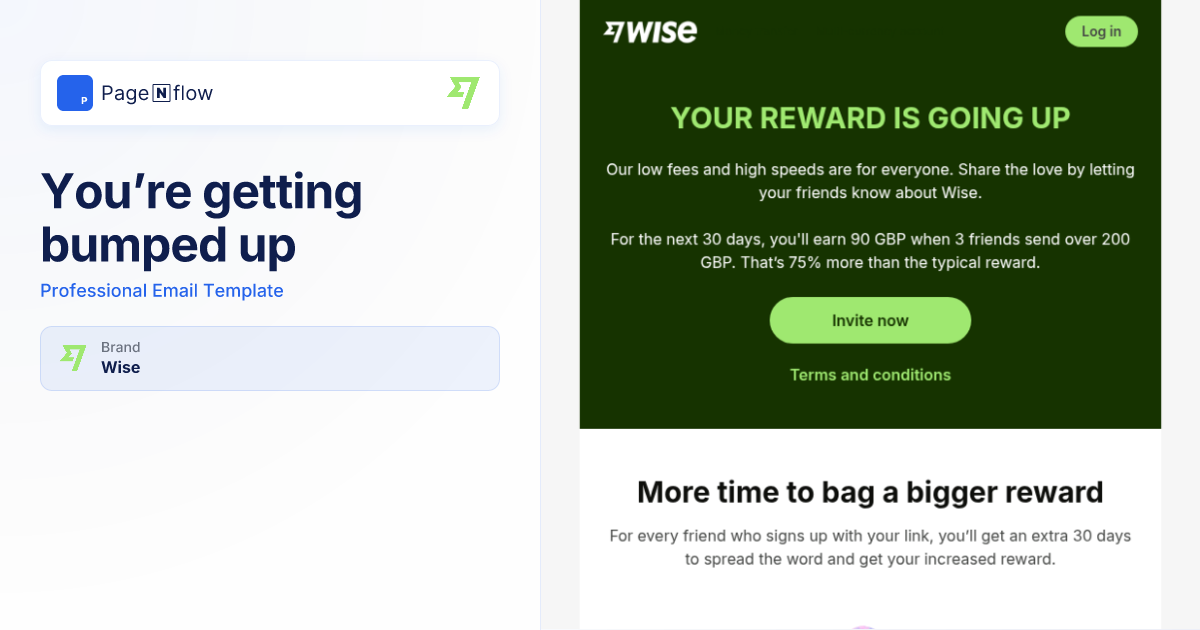 You’re getting bumped up - Source code - Wise